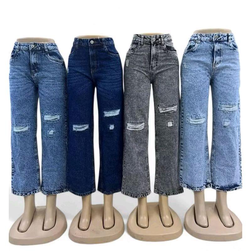 women's Koyaak jeans..... kain tada memeri premium wash flared - TikTok ...