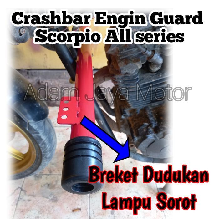 Jual PREMIUM Crashbar Engine Guard Scorpio Jalu Slider - Hitam - Kota ...