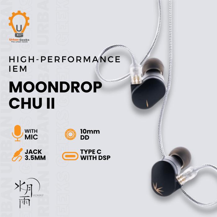 Promo Moondrop CHU 2 DSP In Ear Monitor Earphone With Mic & Type-C Plug ...