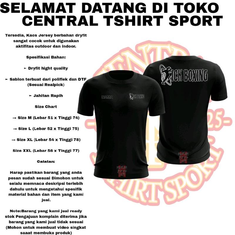 Kaos Dryfit Brazil kickboxing terbaru/jersey running/jersey sport ...