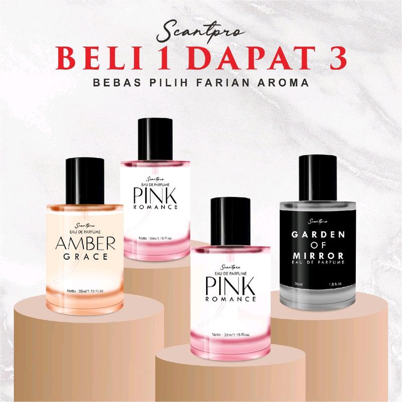 PARFUM VIRAL SCENTPRO ISI 3 BOTOL BPOM BEBAS PILIH AROMA - Shop | Tokopedia