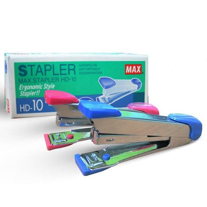 Jual Stapler Max HD-10 Ori / Alat Staples Tangan HD 10 / Mesin Stapler ...
