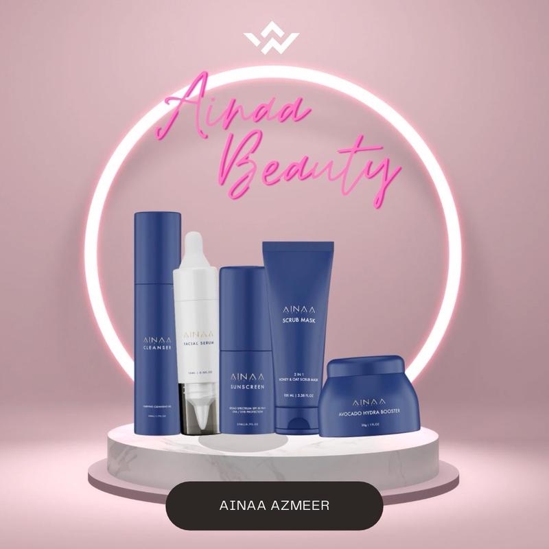 AINAA BEAUTY SKINCARE (SERUM, CLEANSER, SUNSCREEN, MOISTURIZER - TikTok ...