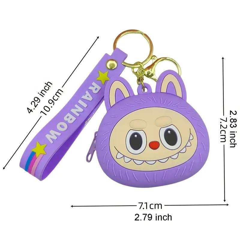 labubu coin purse, keychain, key bag, storage bag, lipstick envelope ...