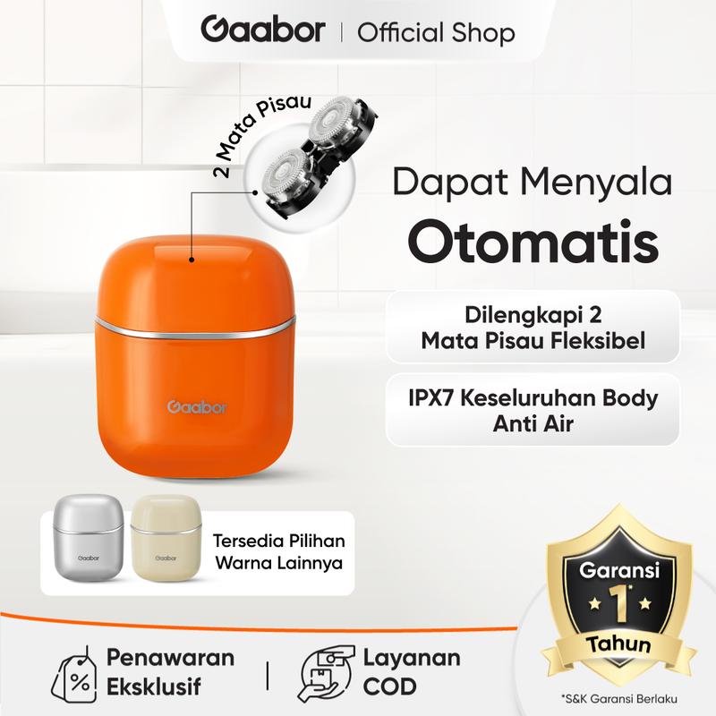 [NEW] Gaabor Alat Cukur Jenggot Kumis Portable Mini Shaver IPX7 ...