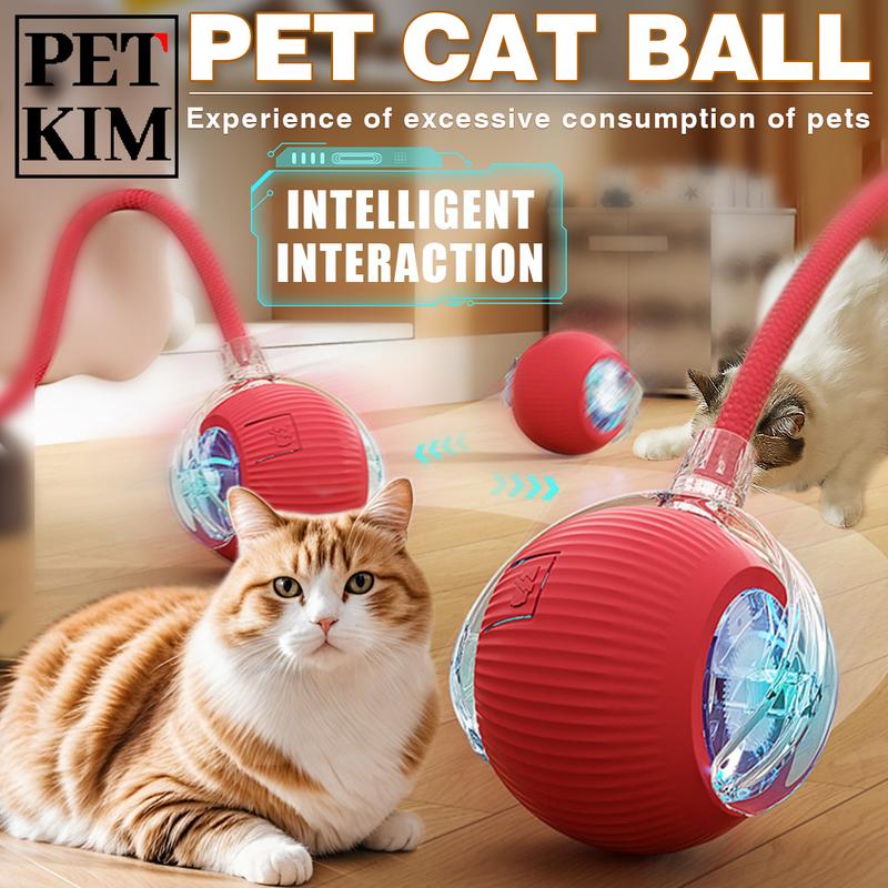 Cat Toy Interactive Ball Interactive Cat BallToy Automatic Moving ...