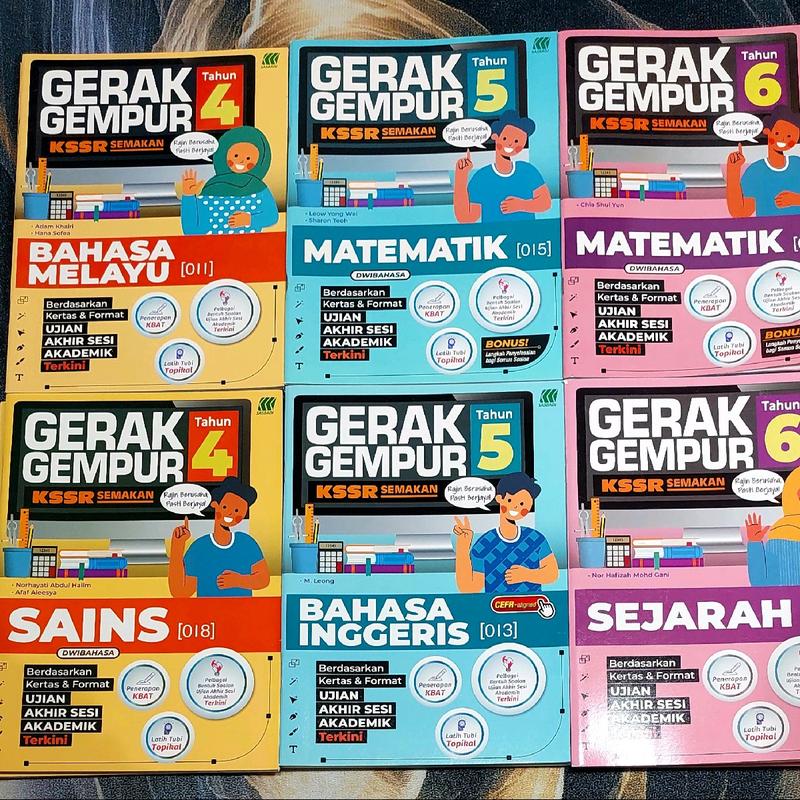 GERAK GEMPUR UASA Sasbadi 2024 |Sekolah Rendah | Buku Latihan Topikal Tahun 4 5 6 | Dwibahasa ...