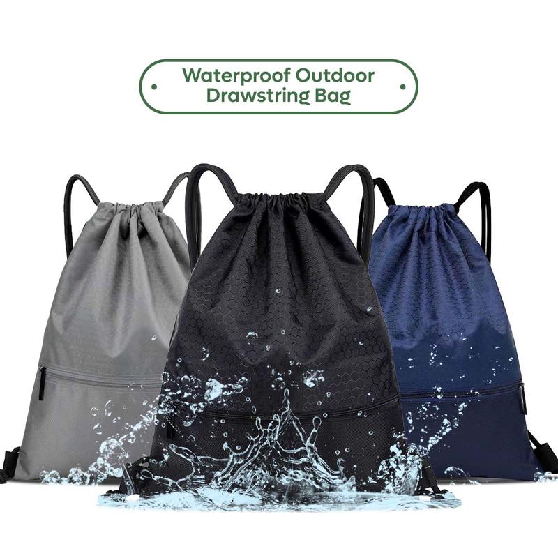 Waterproof Drawstring Bag Outdoor Gymsack Hiking Bag Sport Backpack ...
