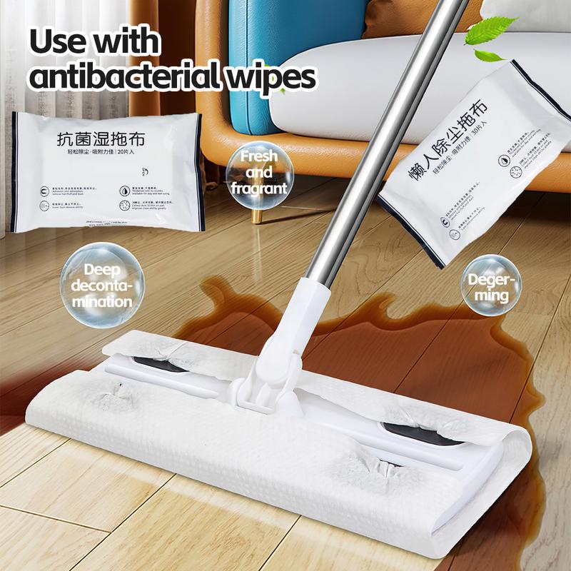 Electrostatic Dust Removal Paper Flat Mop 360 Degrees Rotatable ...