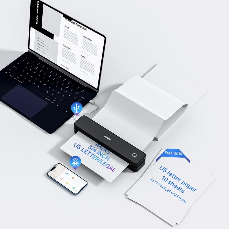 iDPRT Inkless Portable Printers Wireless for Travel, MT610 Pro - TikTok ...