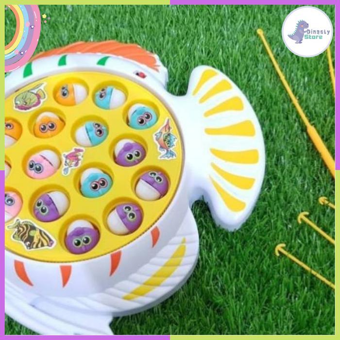 Mainan Pancingan Ikan Magnet Elektrik Pancing Ikan Anak Berputar - Shop ...