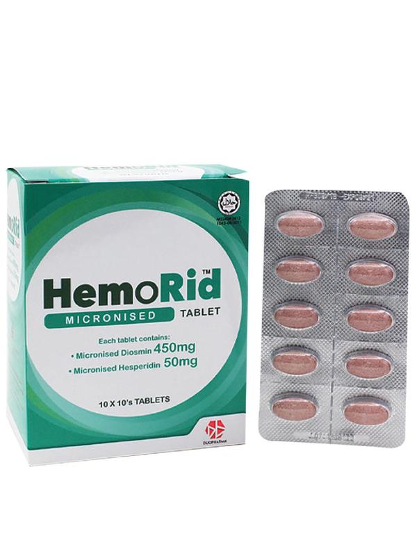 Hemo Rid Tablet for Hemmorhoids untuk buasir - TikTok Shop Malaysia