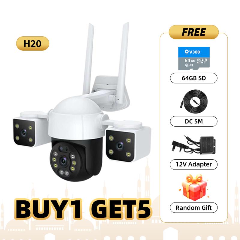 【H20 SUPER BUNDLE】V380 H20 outdoor 3 LENS cam wifi cctv camera - TikTok ...