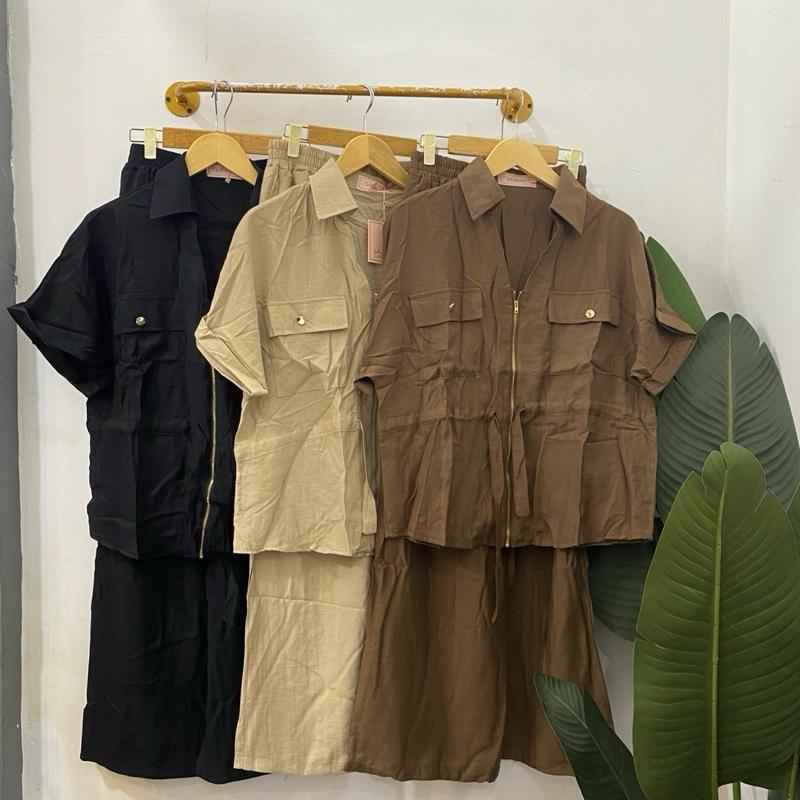 One set vest celana bangkok - Shop | Tokopedia