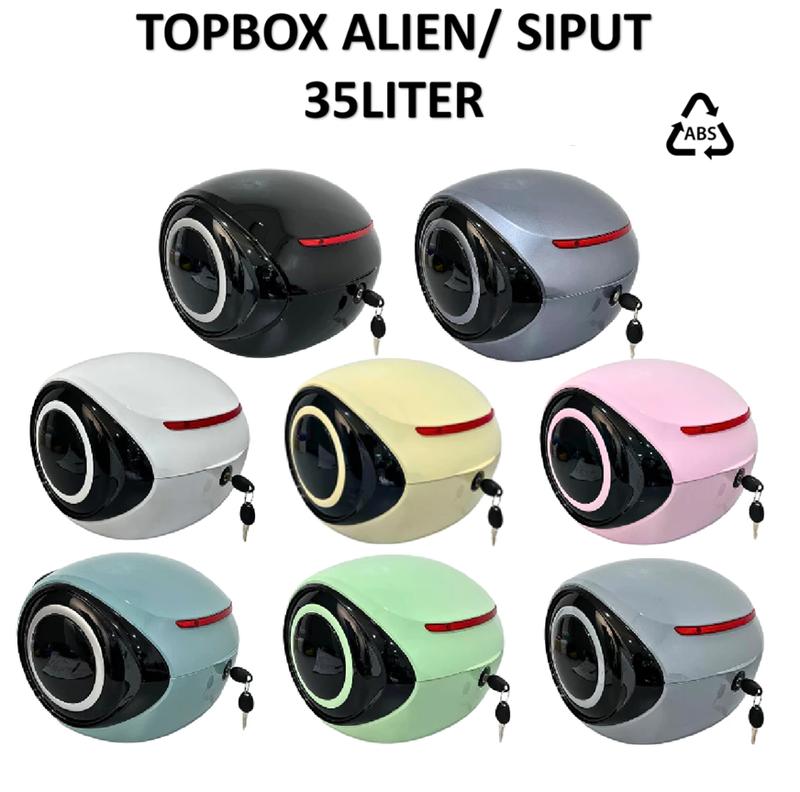 Top box alien siput motor box motor 35L Black Grey White Alien - TikTok ...