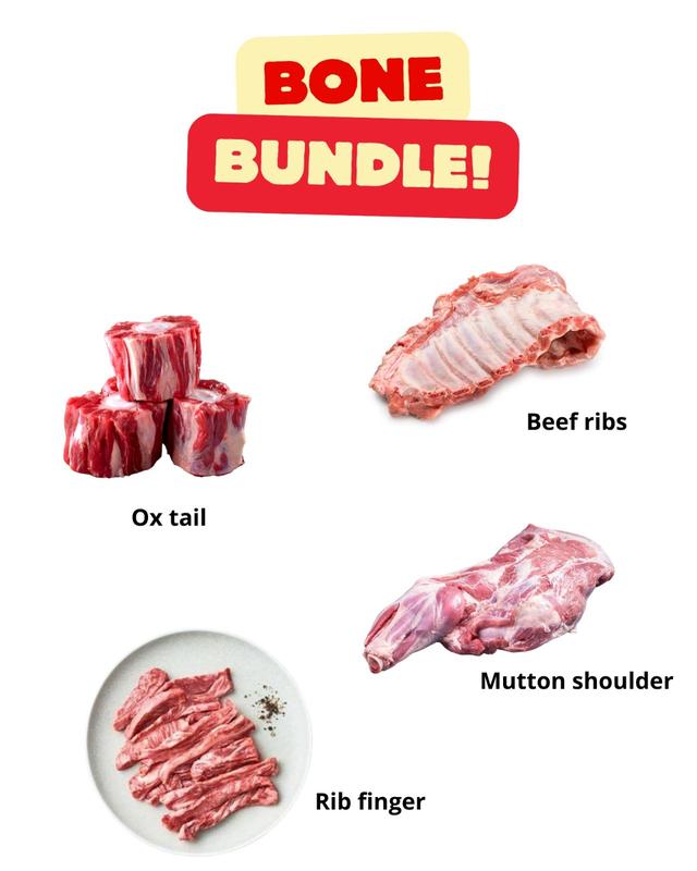 Meat bone in bundle by abg butcher for easy cooking - TikTok Shop Singapore