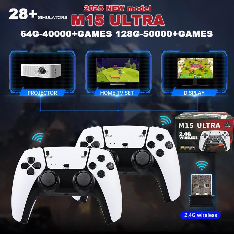 New M15 ULTRA gaming stick 4k4k 64G, equipped with 40000 TV game ...