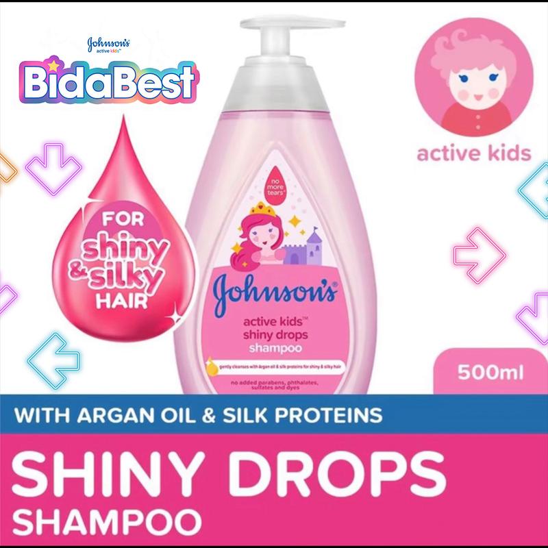 Johnson's Active Kids Shiny Drops Shampoo 500ml - TikTok Shop Philippines