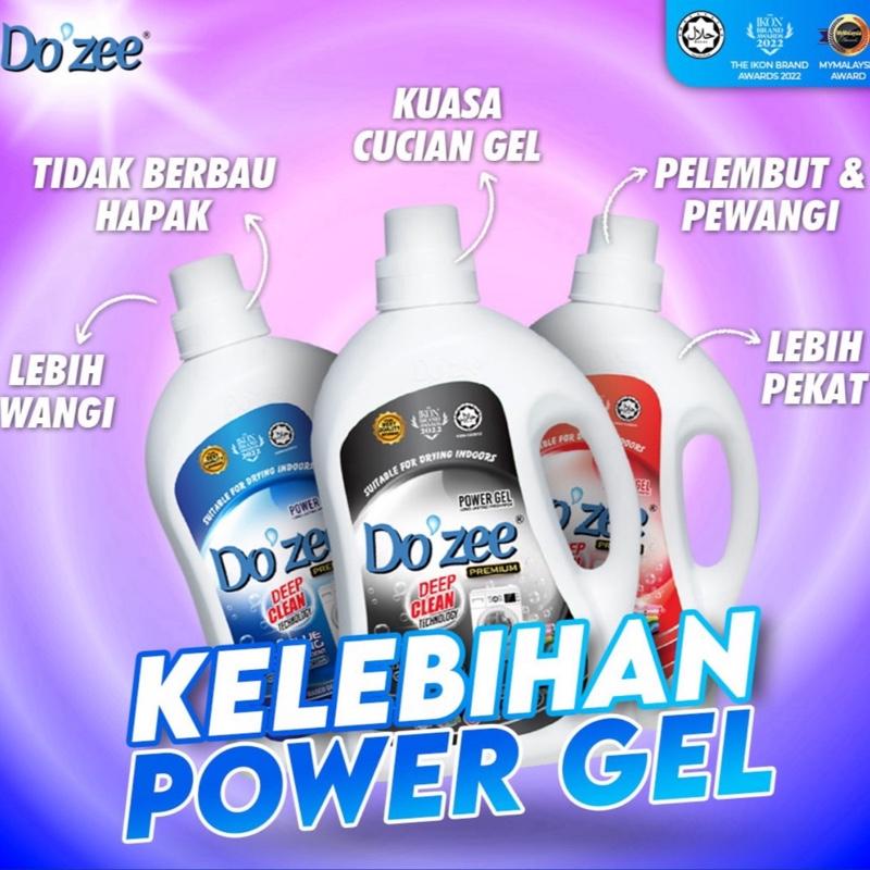 Dozee Power Gel Laundry Detergent 4KG | Ultra white | Red sporty ...