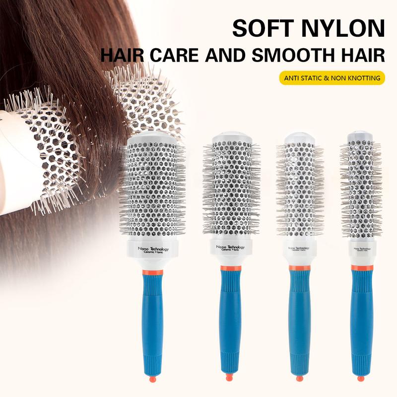 4 Sizes Salon Hairdressing Styling Tools Round Hair Comb Hairdresser ...