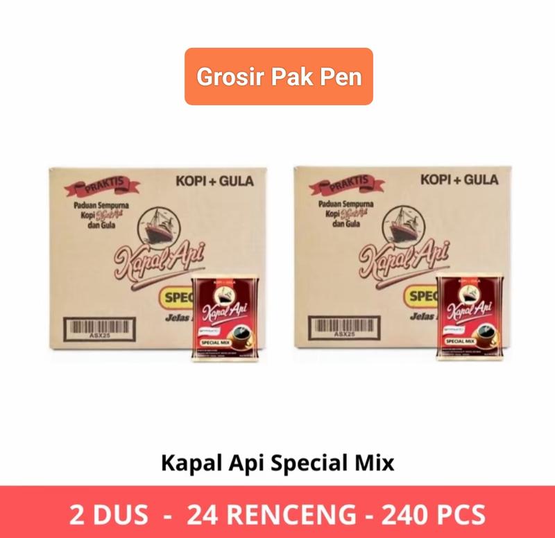 [2 DUS] KOPI KAPAL API Spesial Mix 23gr - Robusta - Coffee Black - Shop ...