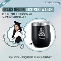 Promo Tumbler Custom Mug Egg Shaped Stainless Steel 350ml Mug Kopi ...