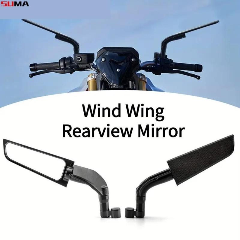 Universal Wing/Winglet Side Mirror For Motorcycle Aluminum Motorcycle ...