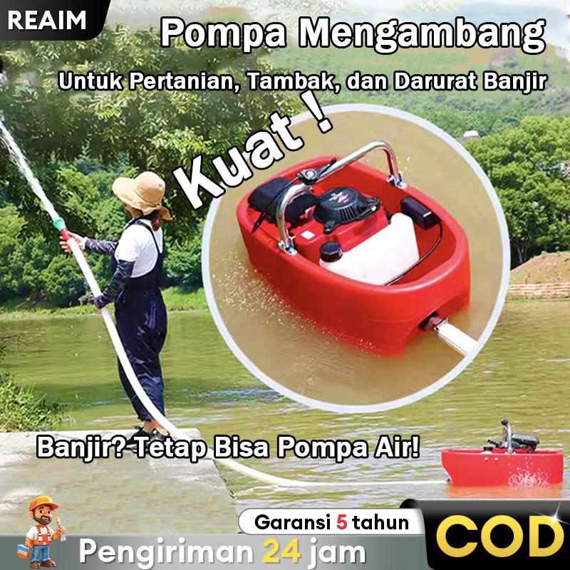 REAIM Pompa Air Apung 2 Tak Water Pump Bensin 2 inch Floatin - Shop ...