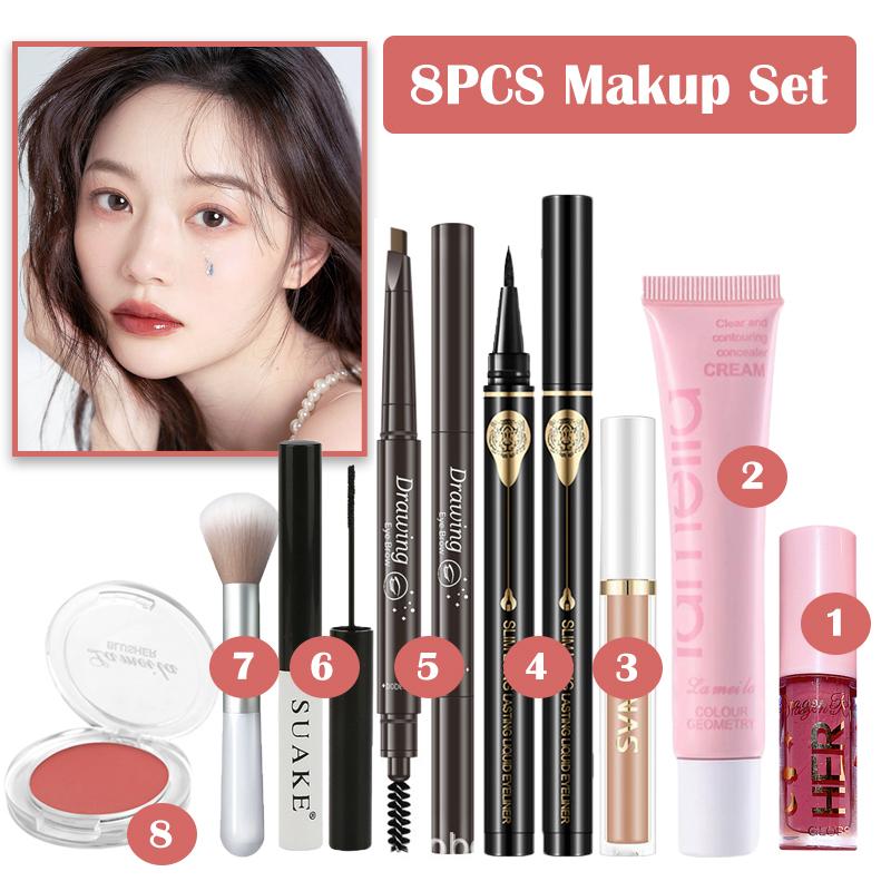 set makeup rm10,8PCS/SET,set makeup full set ,Foundation+Lip - TikTok ...