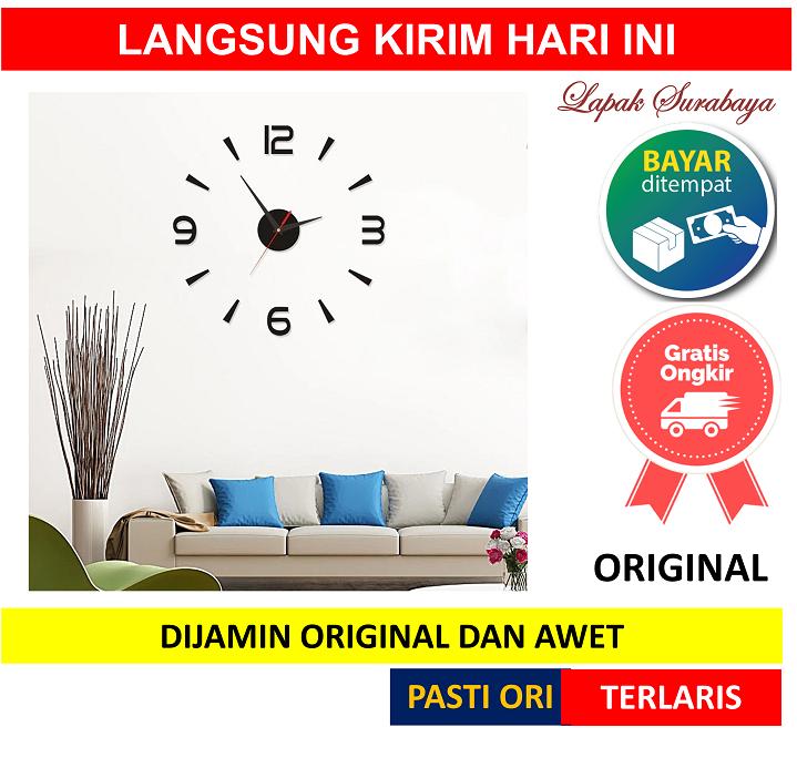 JAM TEMBOK DIY Jam Dinding Dekorasi Jam Rumah Ruang tamu Kamar - Shop ...