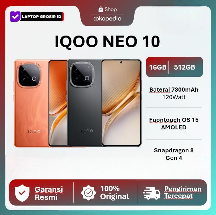 Promo iQOO Neo 10 12GB+512GB Snapdragon 8s Gen 4 Amoled Nfc 50MP 144Hz ...