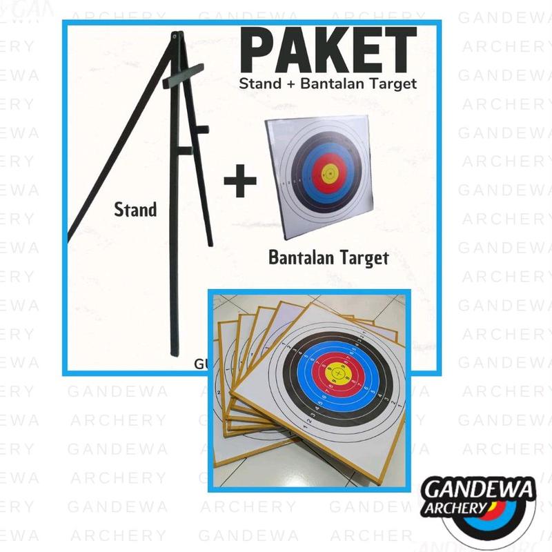 SET STAND & TARGET PANAHAN STANDAR | 3 KAKI | 50X50X2 CM | EVA - Shop ...