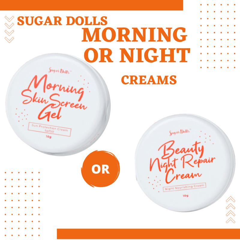 Sugar Dolls Sunscreen Morning Skin Screen Gel or Beauty Nigh - TikTok ...
