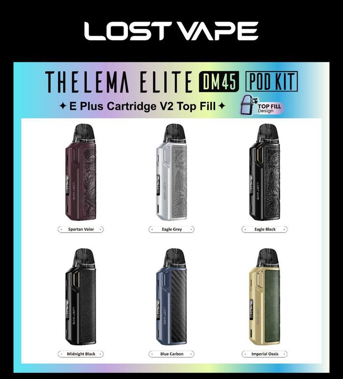Jual Thelema Elite DM45 45W 1500mAh - Authentic by Lost Vape x Vapor ...