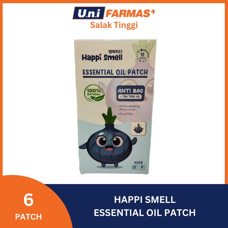 HAPPI SMELL ESSENTIAL OIL PATCH (6 PATCH) - TikTok Shop Malaysia