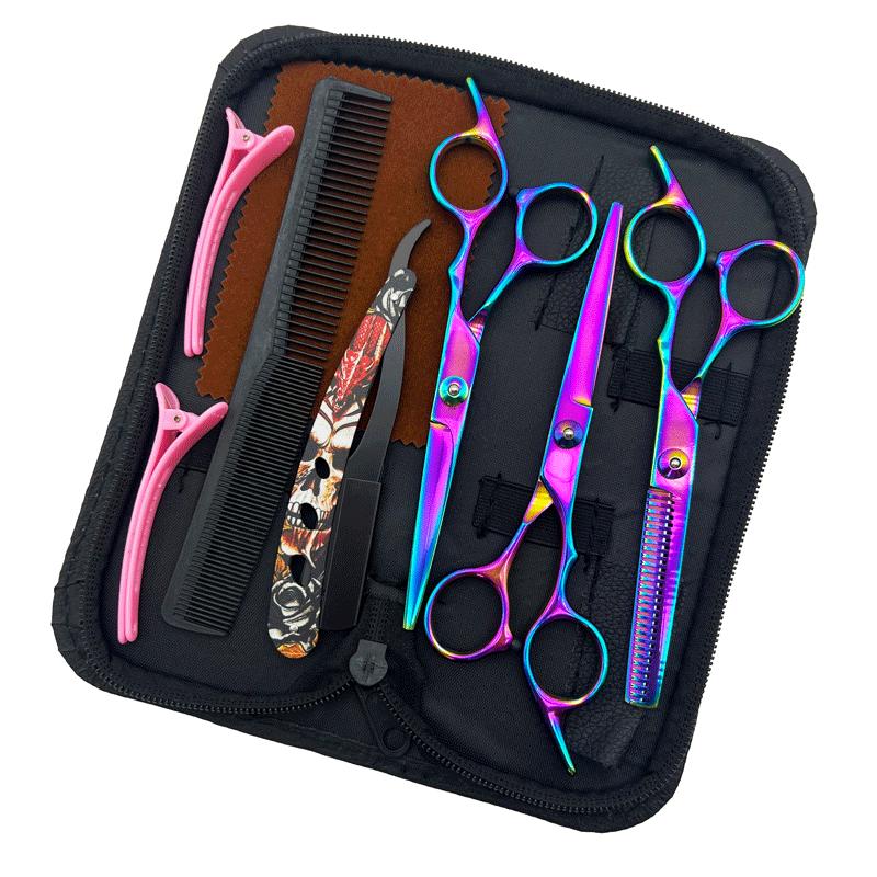 Set Gunting Dandanan Rambut, 6.7 Inci, Alat Potong Rambut dengan ...