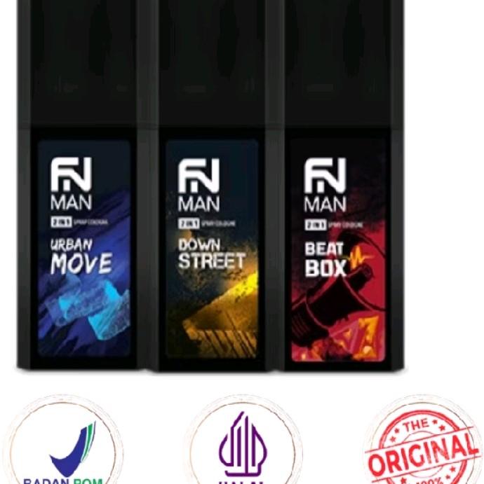 Jual FN MAN 2 IN 1 SPRAY COLOGNE 115ML/ PARFUM PRIA - FN_MERAH - Kota ...