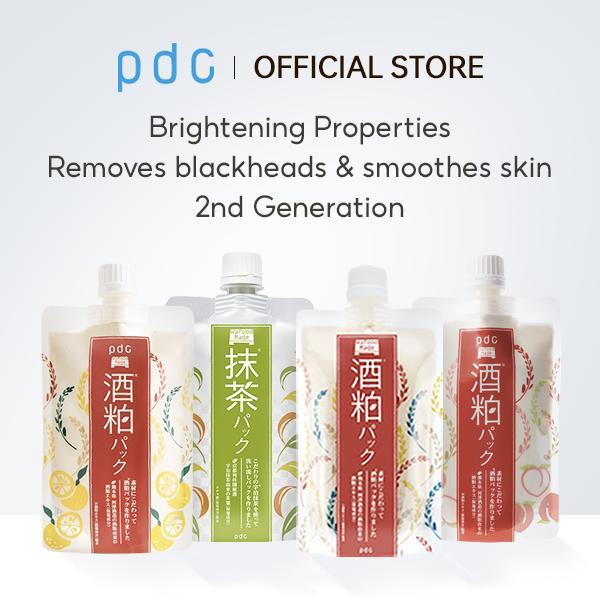 pdc Wafood Made Sake Kasu wash-off mask pack 4 flavors whitening ...