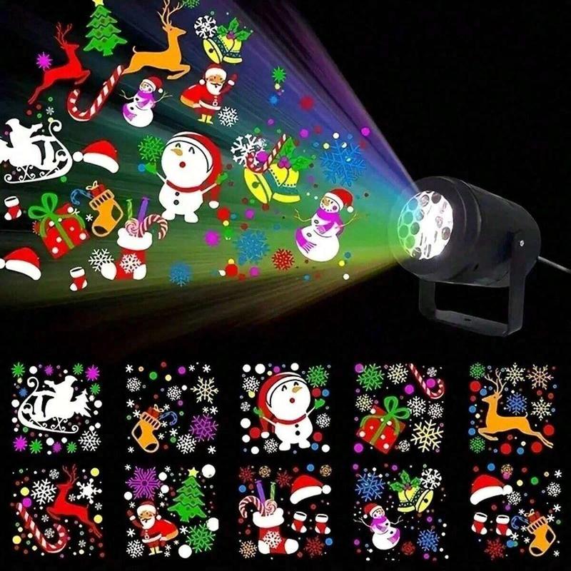 Halloween LED Projector Light, 1 Box Ghost & Pumpkin Patterns Projector ...