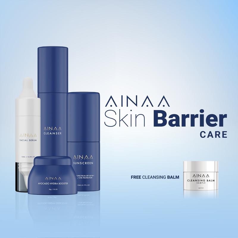 AINAA SKIN BARRIER CARE (AINAA SERUM+AINAA CLEANSER+AINAA SUNSCREEN ...