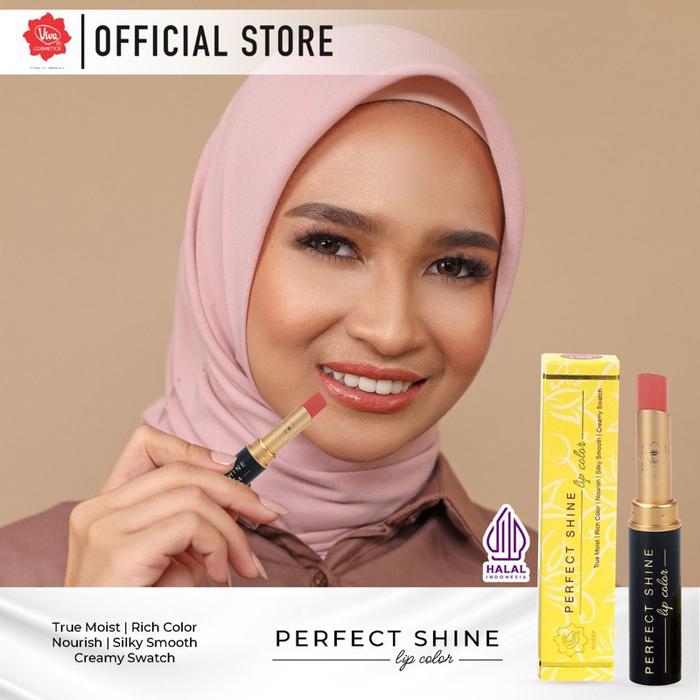Promo Viva Queen Perfect Shine Lip Color - RICH COLOR, CREAMY SWATCH ...