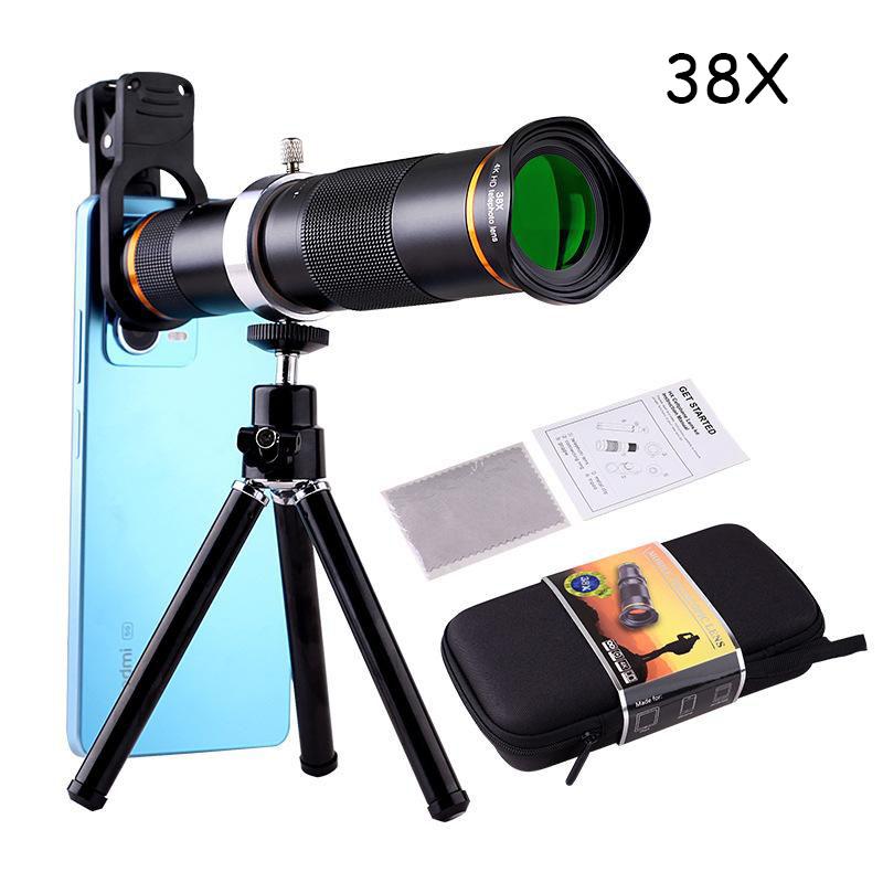 Lensa Luaran Telefoto, Telefon Bimbit Universal, Pembesaran 38X ...