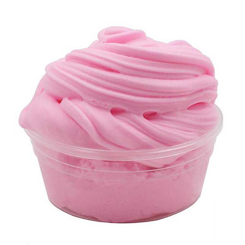 Fluffy Slime Toy Colorful Slime Fluffy Floam Kids Modeling Clay ...