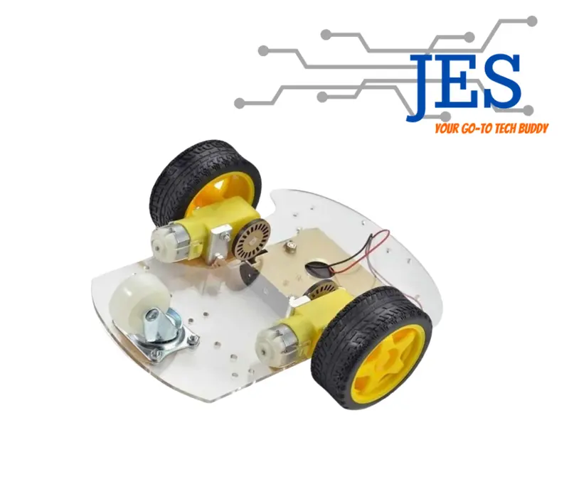 4WD Smart Robot Car Chassis Kit – Acrylic 2 Layers (JES ELECTRONICS ...