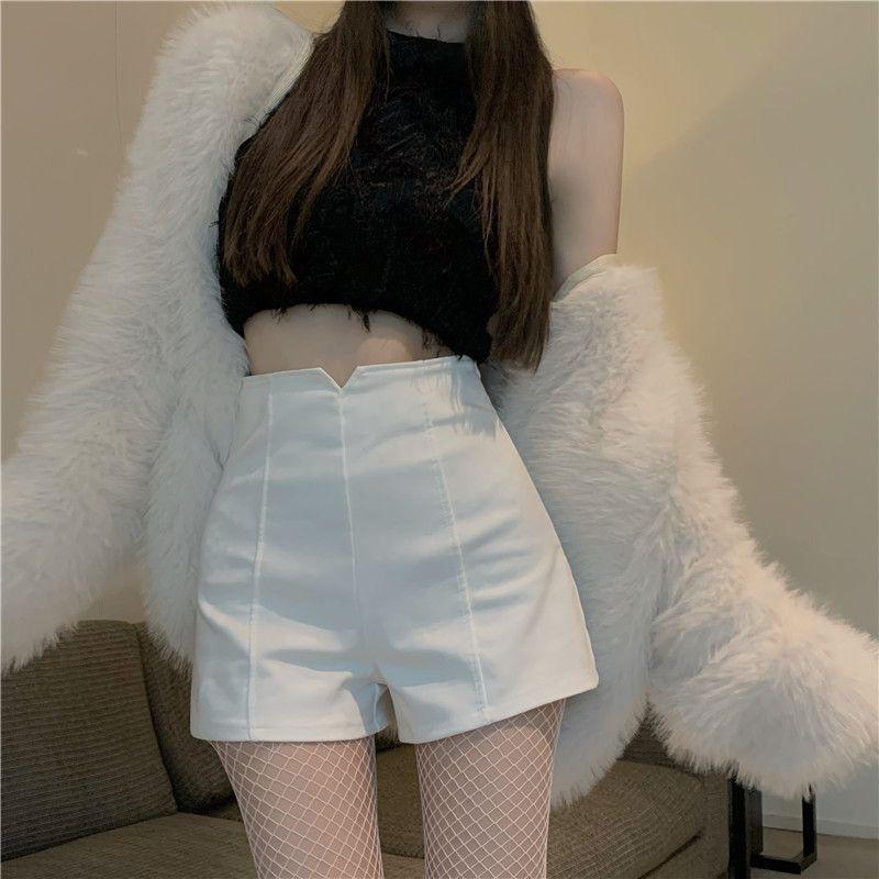 BTY - Women high waist A-line slim wide leg shorts plus size - TikTok ...