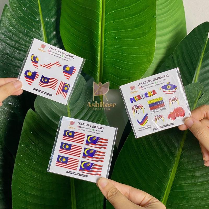 MERDEKA Sticker Pipi Cute Bendera Malaysia Kanak Kanak Murah Borong ...