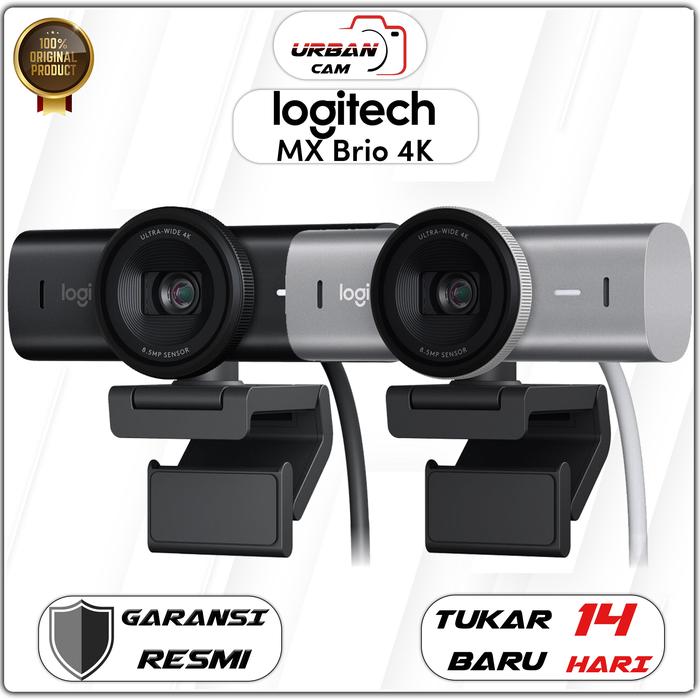 Jual Logitech MX Brio 4K Webcam / Webcam Logitech MX Brio 4K - BLACK ...