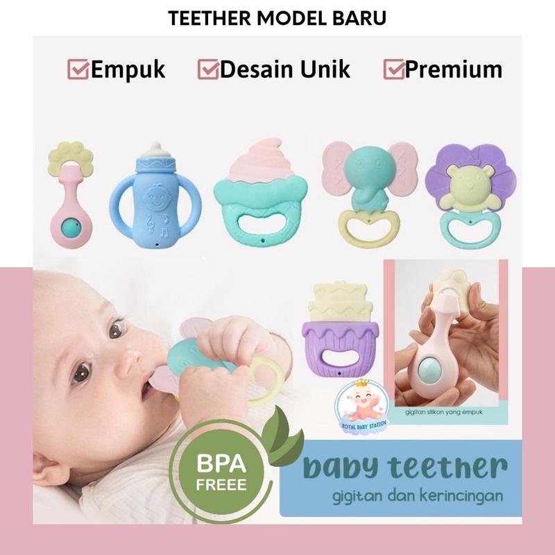 New Model Mainan Teether Bayi bpa free model - Shop | Tokopedia