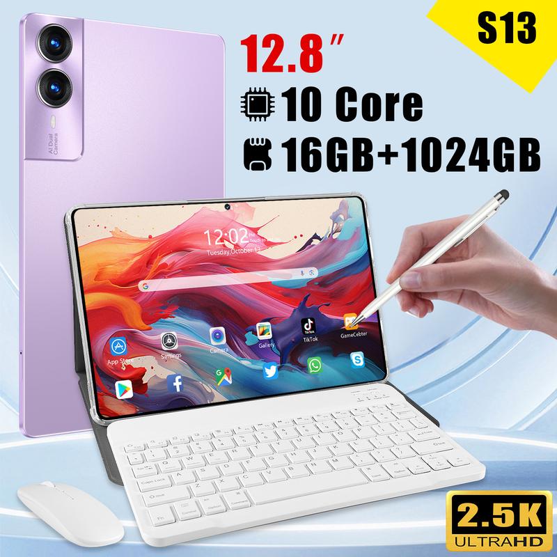 【Cuci gudang】free wireless keyboard s13 12.8" Tablet [16GB+1TB] - Shop ...