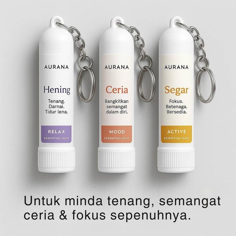 Set aurana 3 stick inhaler aromaterapi - relax,mood,active - TikTok ...